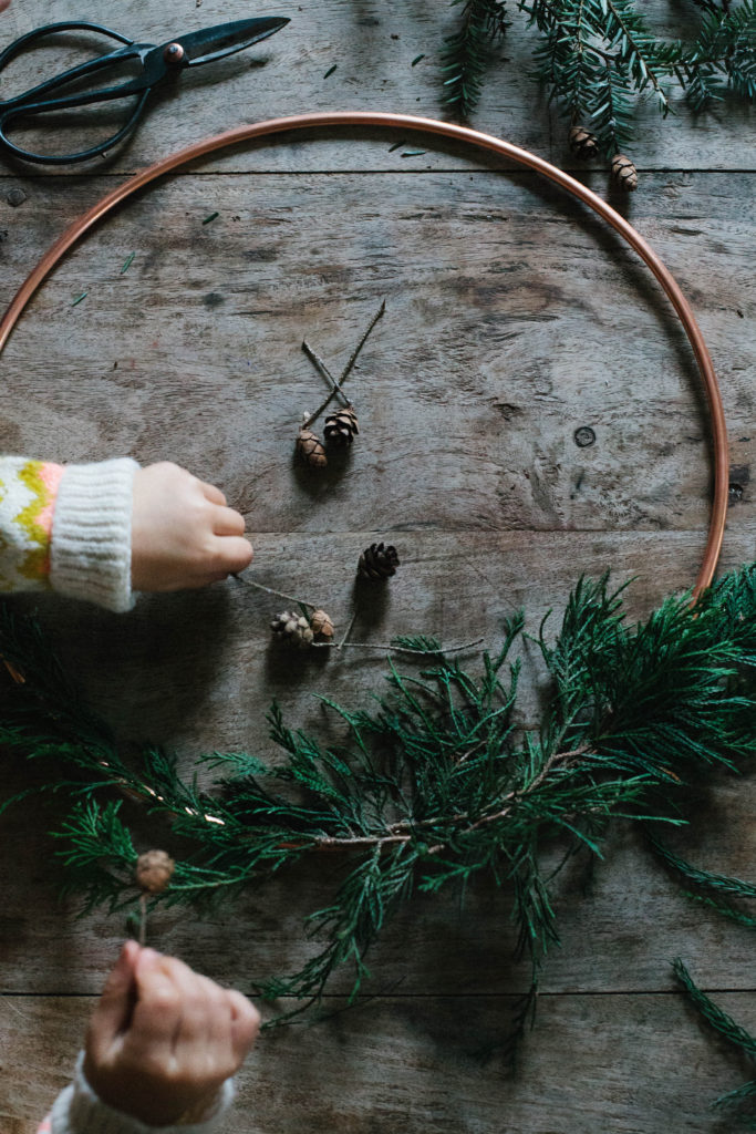 Nurturing Your Home (and A Minimalist Copper Wreath DIY) - A Daily ...