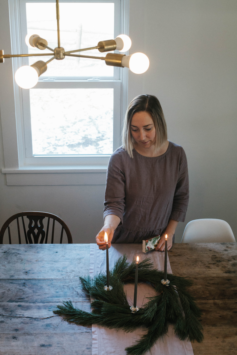 DIY | Christmas Table Wreath and Preparing Your Home for Hosting - A ...