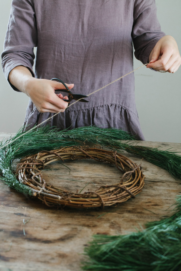 DIY | Christmas Table Wreath and Preparing Your Home for Hosting - A ...