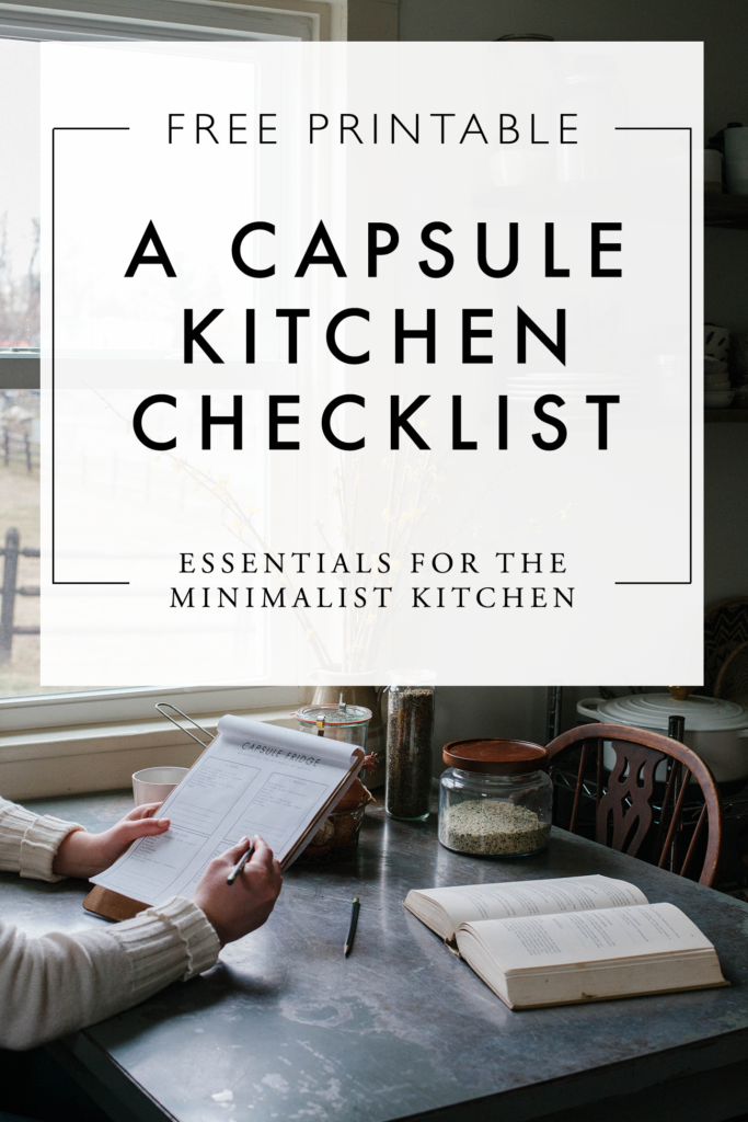 A Capsule Kitchen | Essentials for the Minimalist Kitchen - A Daily ...