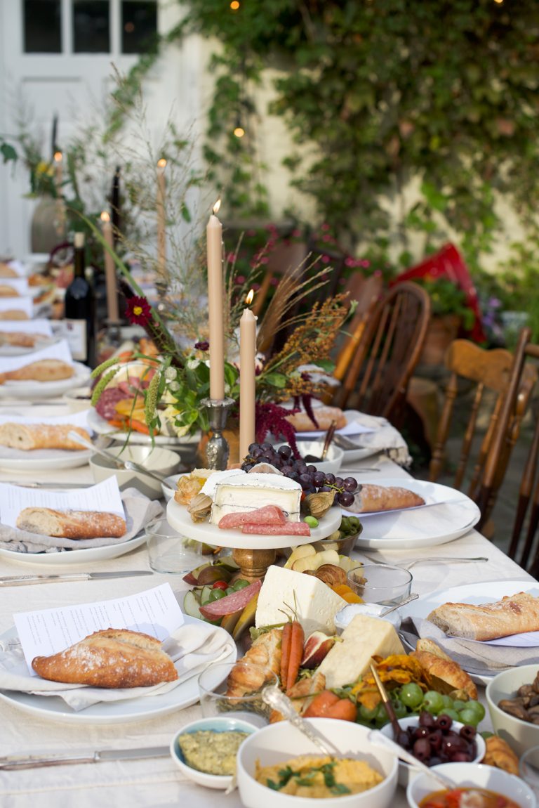 A Daily Gathering Countryside Dinner + A Lush Table Runner - A Daily ...