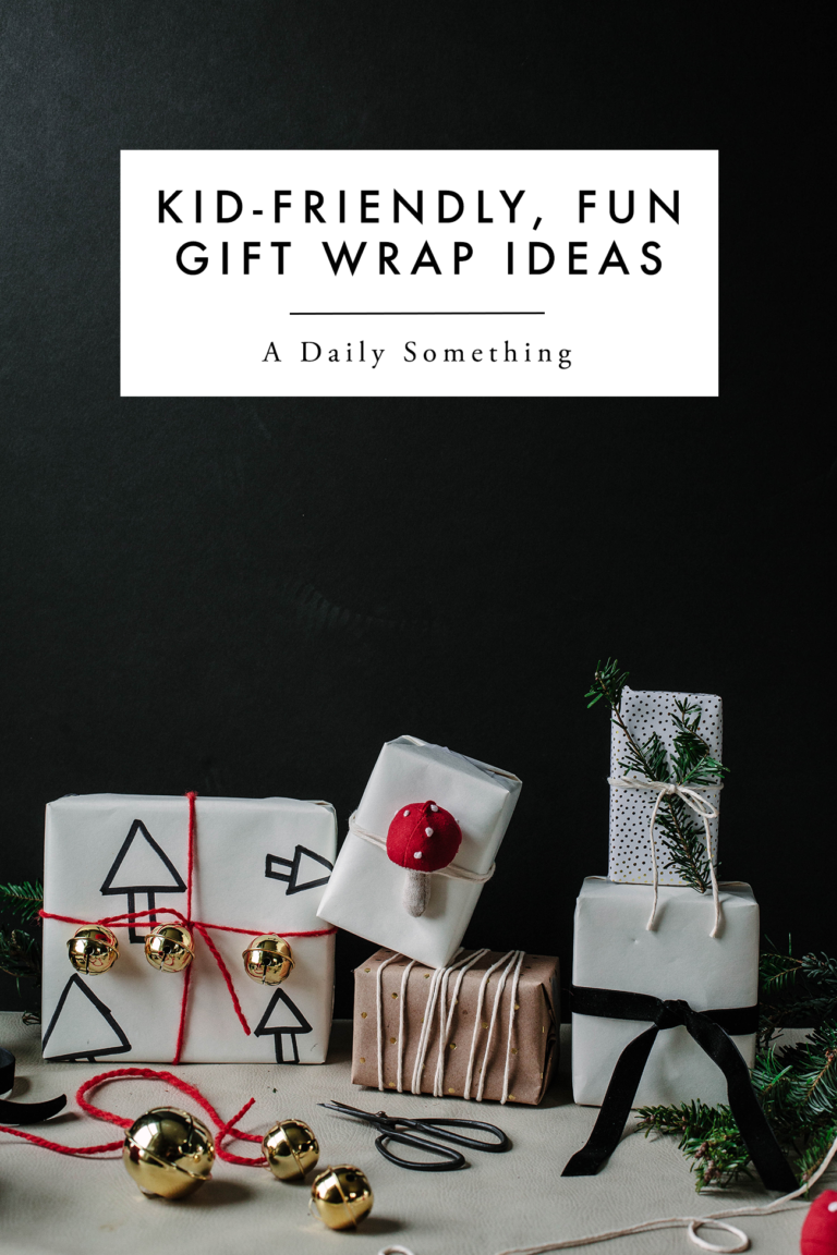 Kid-Friendly, Fun Gift Wrap Ideas - A Daily Something