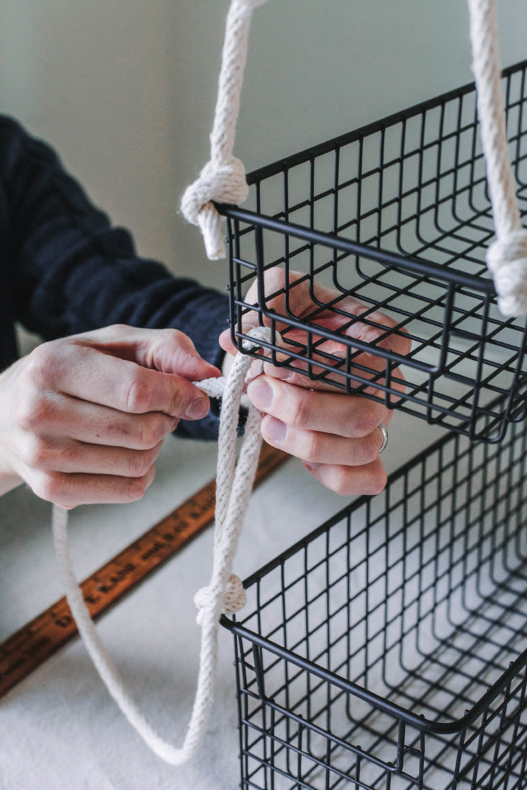 DIY | Small Space Organization: Over Door Storage - A Daily Something